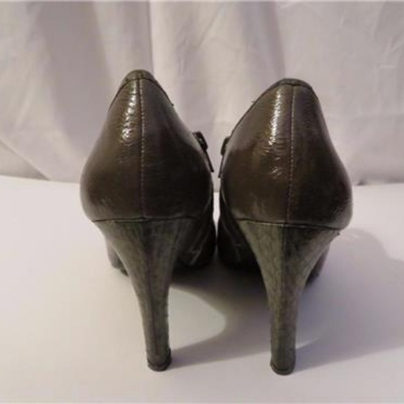 Sam Edelman | Shoes | Sam Edelman Brown Leather Peep Toe Booties 75 ...